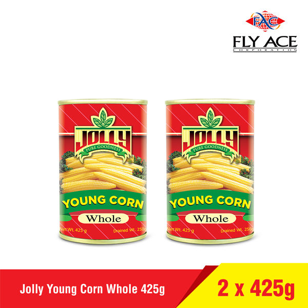 Jolly Young Corn Whole 425g x 2 | Lazada PH