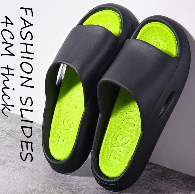 JYs. Men's YEEZY's Summer Slides 4CM Thick Comfort Light Slippers # ...