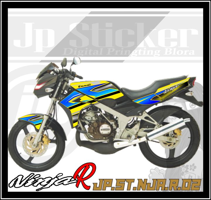 Sticker Striping Ninja R - Stiker Motor Kawasaki NINJA R Superkips Lis ...