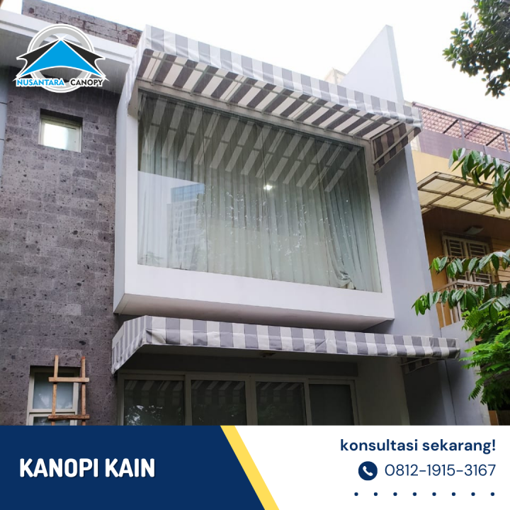 Kanopi Kain jendela minimalis - Canopy kain awning murah bergaransi ...