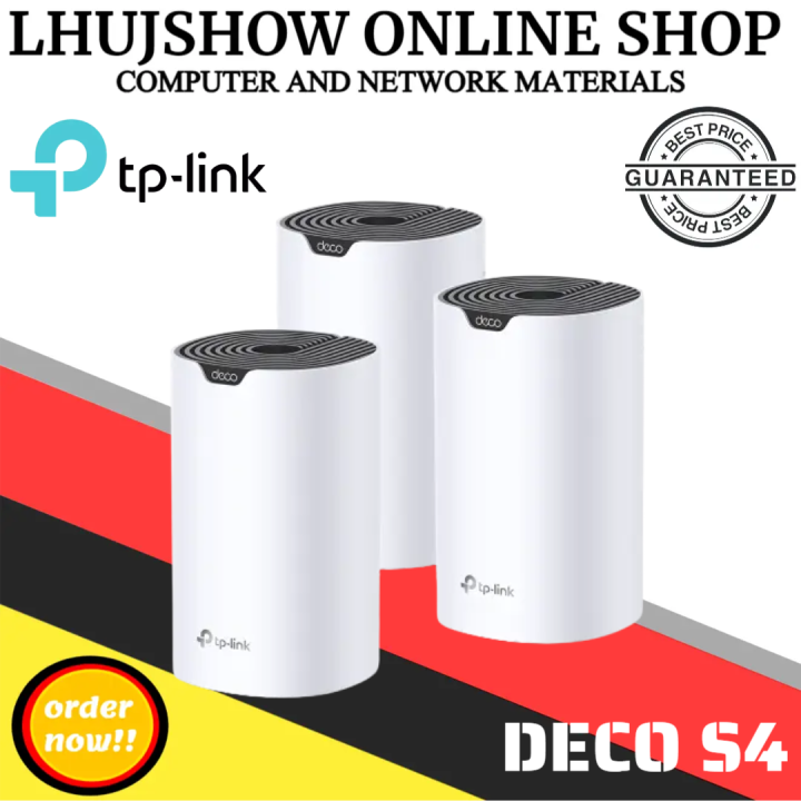 TP-LINK DECO S4 (3PACK) AC1900 Whole Home Mesh Wi-Fi System | Lazada PH