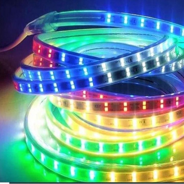 Dây đèn LED 2835 nháy đuổi đủ màu 220V, bóng LED đôi, 10m, 20m,30m có ...