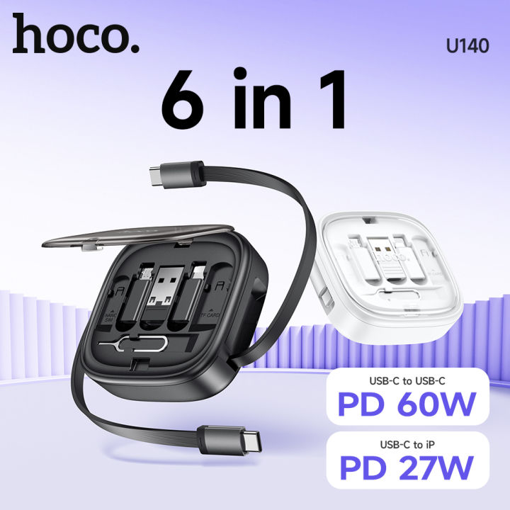 HOCO U140 PD 60W Fast Charging 3A Type C to Type-C ,USB C to Lightning ...