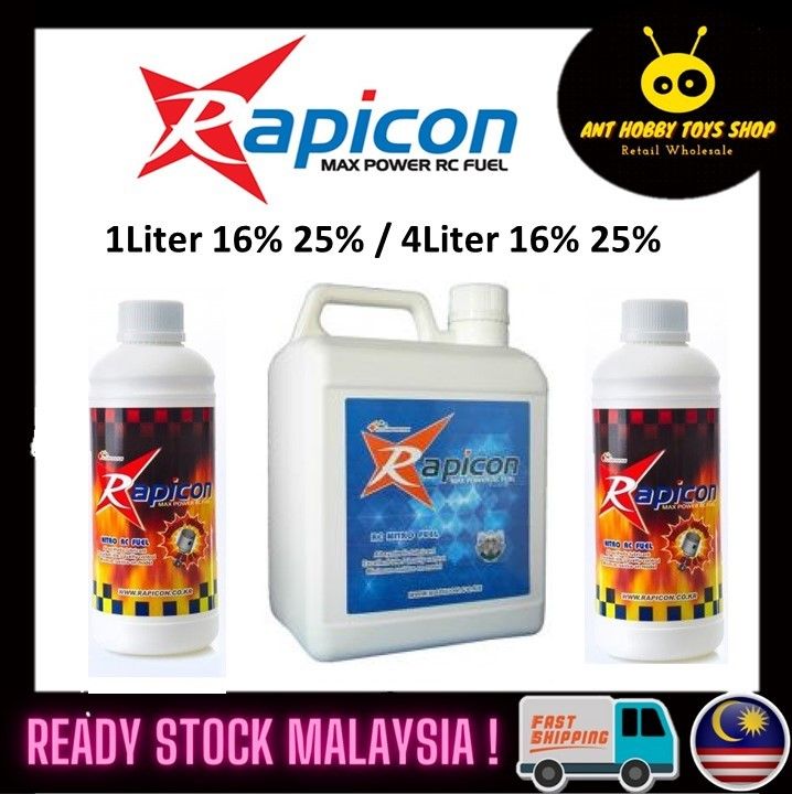 Rapicon rc nitro fuel for 1/10-1/8 car,turck,buggy,truggy | Lazada