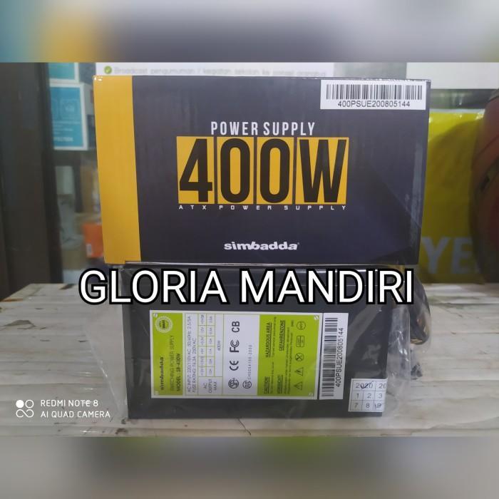 POWER SUPPLY SIMBADDA 400 WATT [ PSU 400W ] GARANSI RESMI 1TH SIMBADDA ...