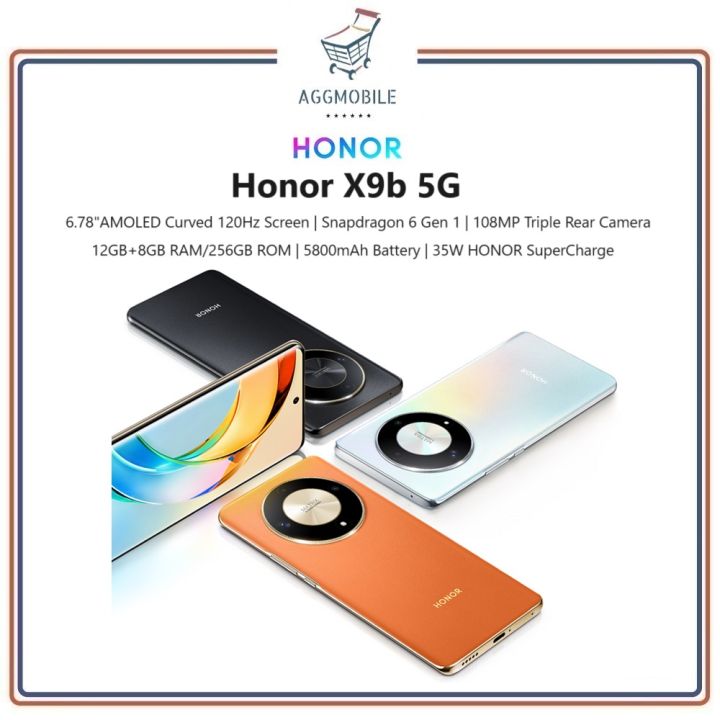 [MY] Honor X9b 5G (12GB+8GB Extended RAM | 256GB ROM) Official 1 Year Warranty By Honor Malaysia ...