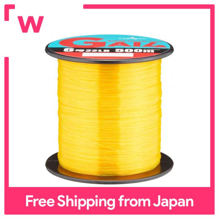 YAMATOYO Nylon Line Gaim 500m No. 6 22lb Orange | Lazada PH