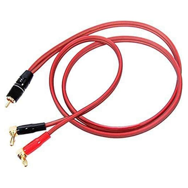 Banana Plug to RCA Speaker Cable,Speaker Wire RCA Male to Banana Plugs ...
