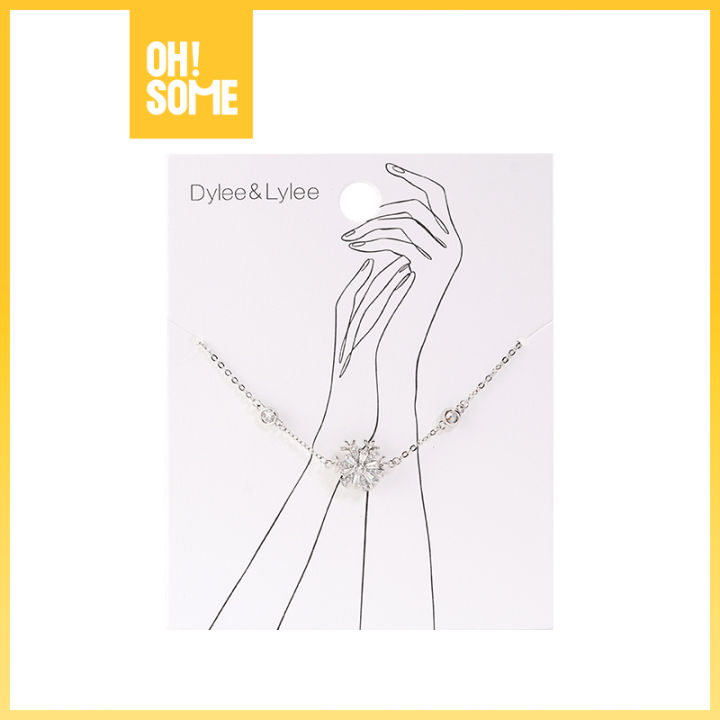 OHSOME Gelang Paduan Silver Alloy MW TS01699K Kombinasi Kesempurnaan ...