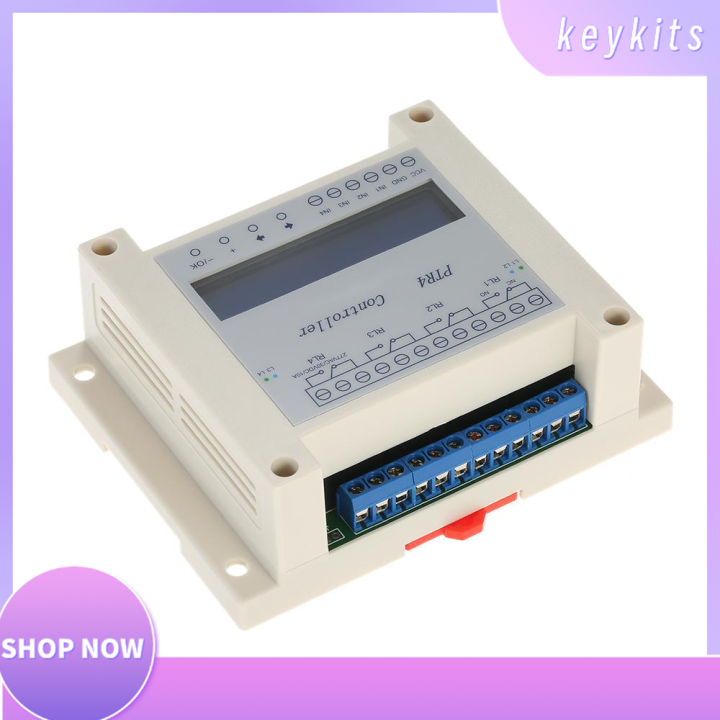 DC6-40V 4-Channel Programmable Digital Time Relay Timer Controller Delay Switch Module ...