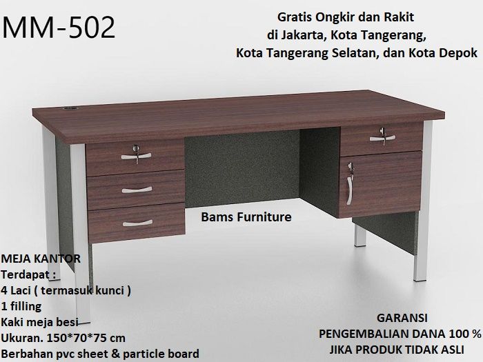 meja 1 biro meja direktur meja kerja meja kantor meja merek vip tipe ...
