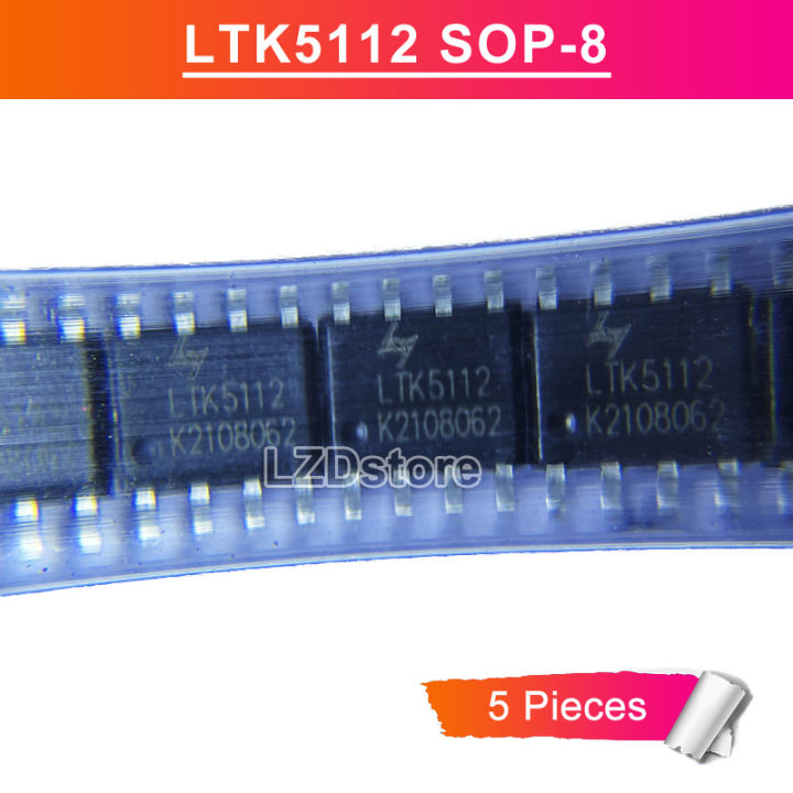 5ชิ้น LTK5112 ESOP8 LTK 5112 ESOP-8 SOP-8 SMD 32วัตต์คลาส F เครื่องขยายเสียง IC ชิปใหม่เดิม ...