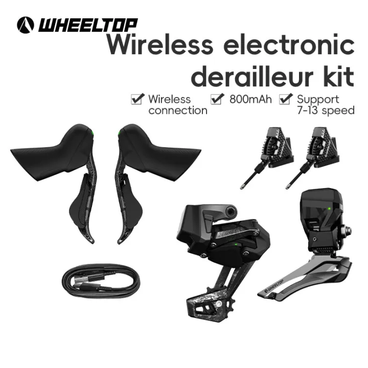 WHEEL TOP EDS OX Electronic Road Bike Group Set Wireless Derailleur Dis ...