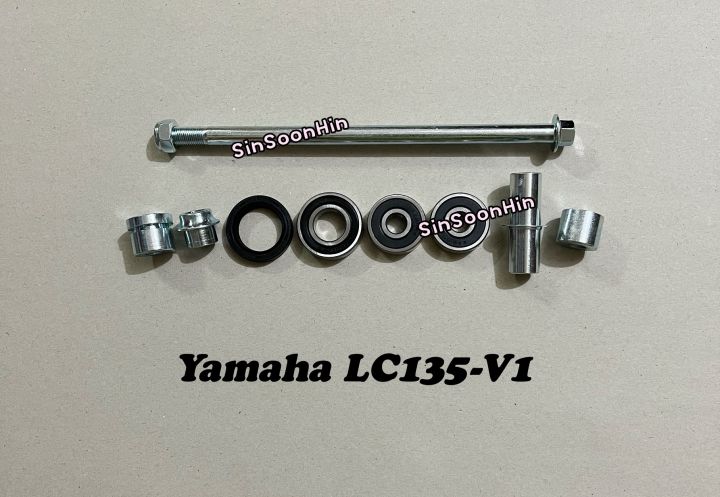 Yamaha LC135 V1 Rear Wheel Shaft / Bearing / Collar Bush Set | Lazada