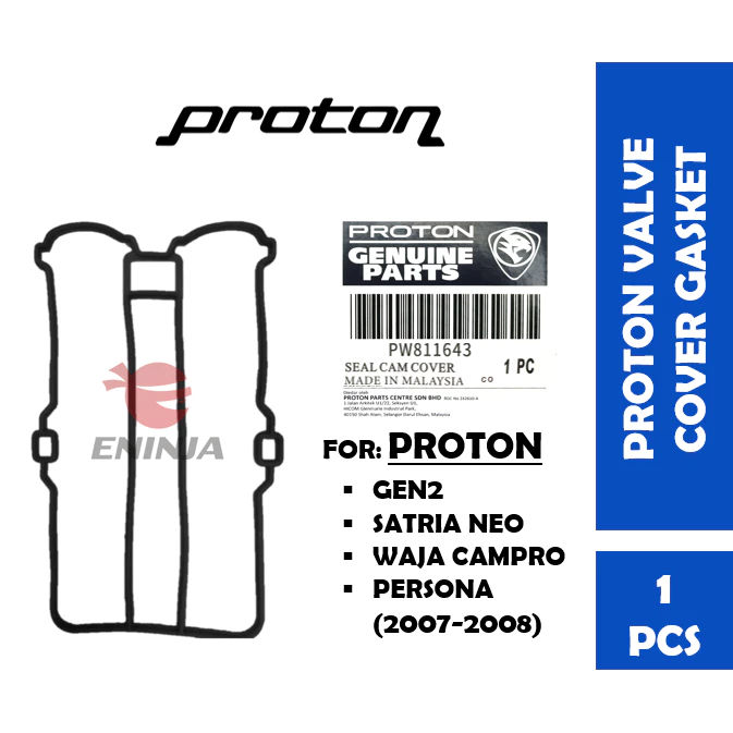 【100% ORIGINAL】PROTON Valve Cover Gasket For Proton Gen2/ Waja Campro ...