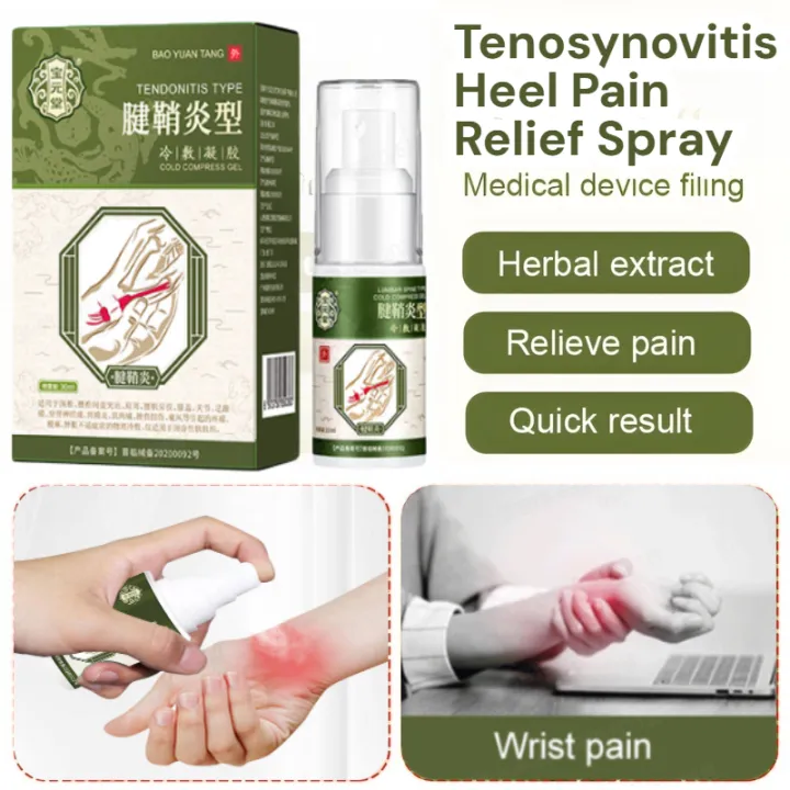Tenosynovitis Heel Pain Relief Spray Fast-Acting For Back Joint Muscle ...
