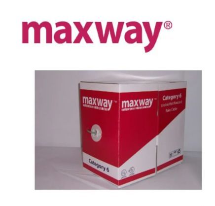 Maxway CAT6 UTP Ethernet Network CCTV Computer Cable 305m 100% Pure Copper -Blue | Lazada