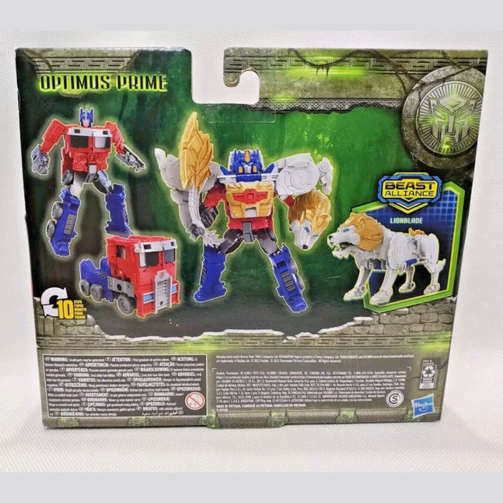 Hasbro Transformers Rise of the Beasts Alliance Optimus Prime Lionblade ...