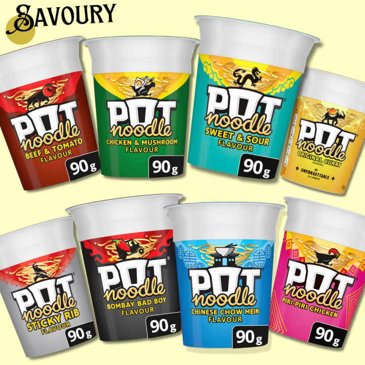 Pot Noodle Multiple Flavours 90g | Lazada.co.th