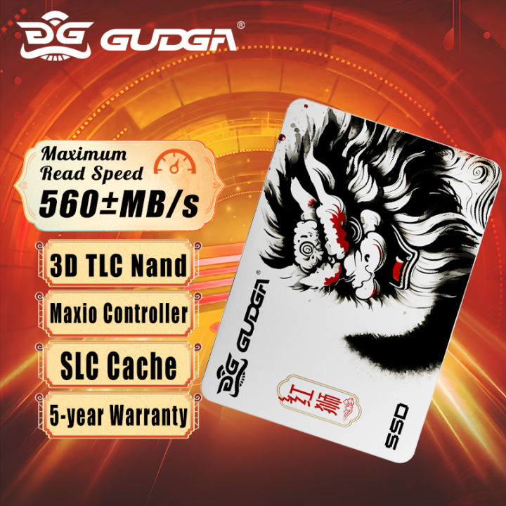 GUDGA 2.5 Inch 256GB 512GB 1TB 2TB SATA3 III SSD For Laptop PC Desktop ...