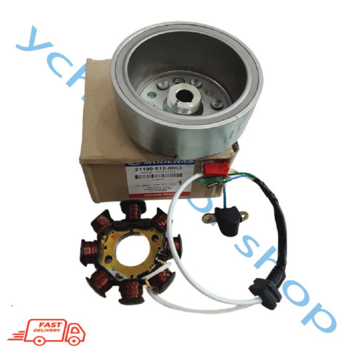 MODENAS CT100 CT110 CT115 FUEL COIL+ MAGNETO ONE SET 100% ORIGINAL ...