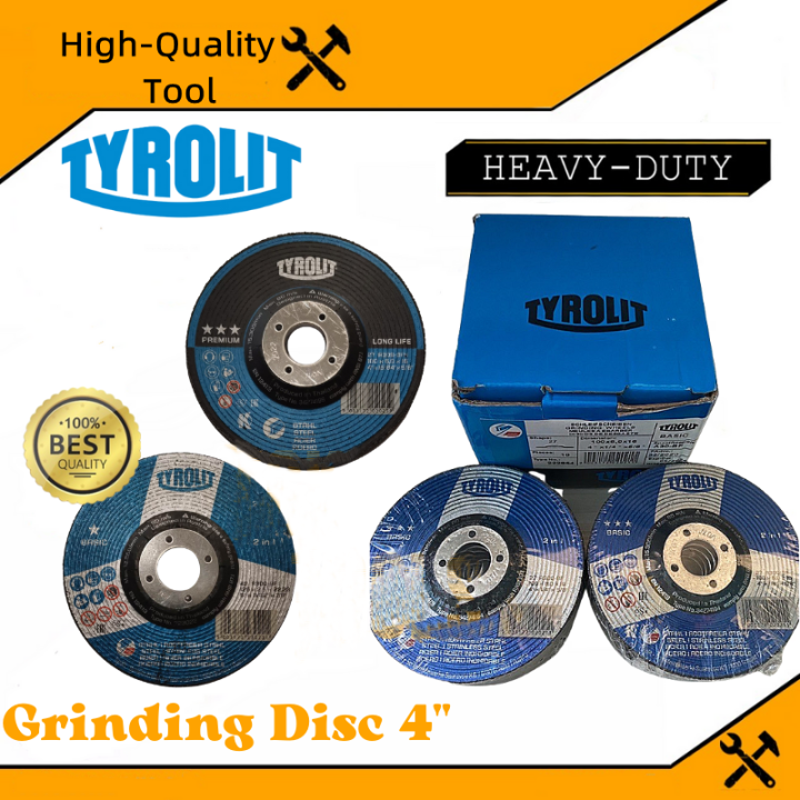 Tyrolit Grinding Disc 4" Heavy Duty Grinding Wheel Basic / Premium Original For Metal high ...