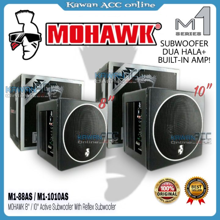 MOHAWK M1 Series 8"/10" inch Active Subwoofer With Reflex SUB Woofer ...
