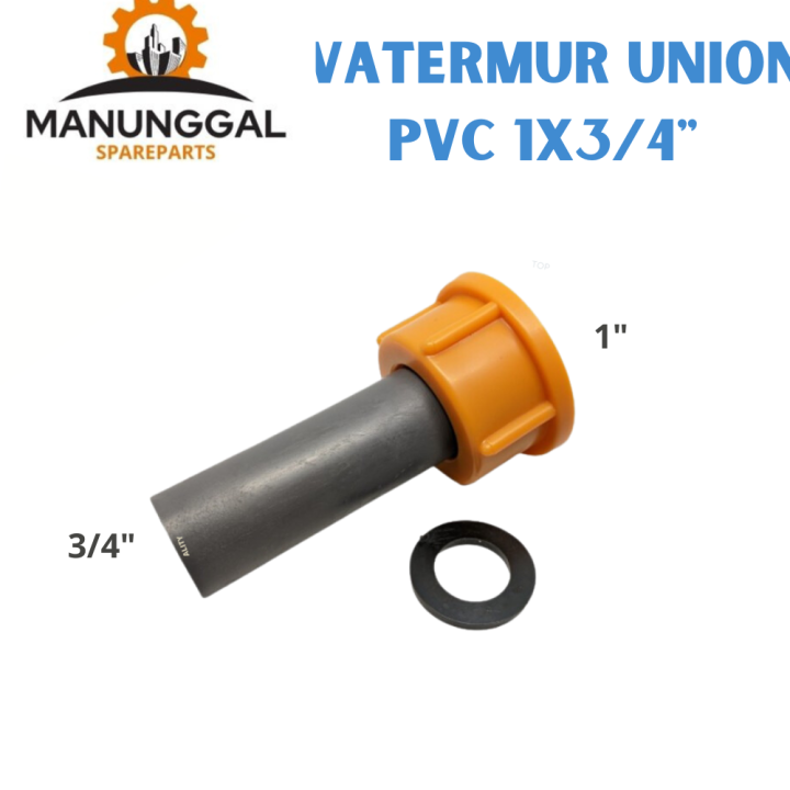 Watermur Drat Dalam Mur Union Sok 1" x 3/4" FITTING MURAH BERKUALITAS ...