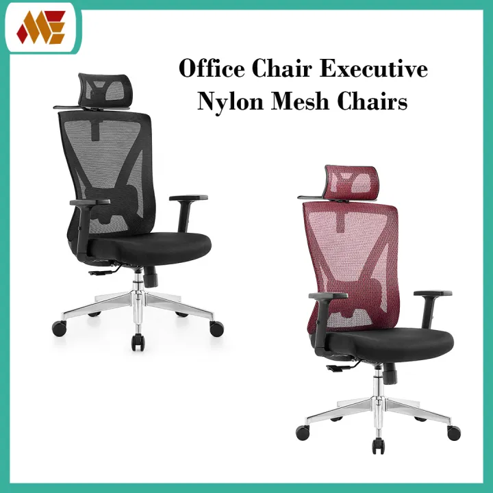 Office Chair Executive Nylon Mesh Chairs With optional color | Lazada