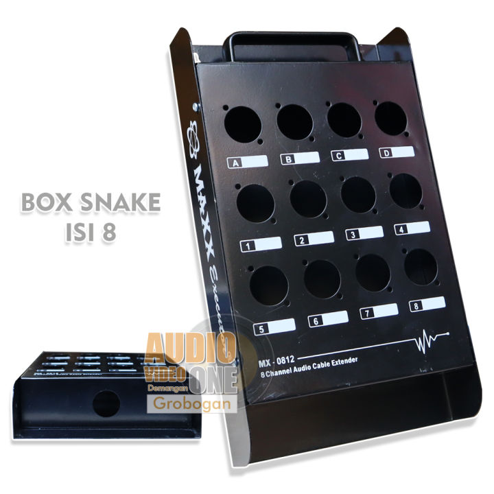 Box Snake 8 Chanel 12 Lubang Full Besi Finishing Rapi Bok Kabel Cumi ...