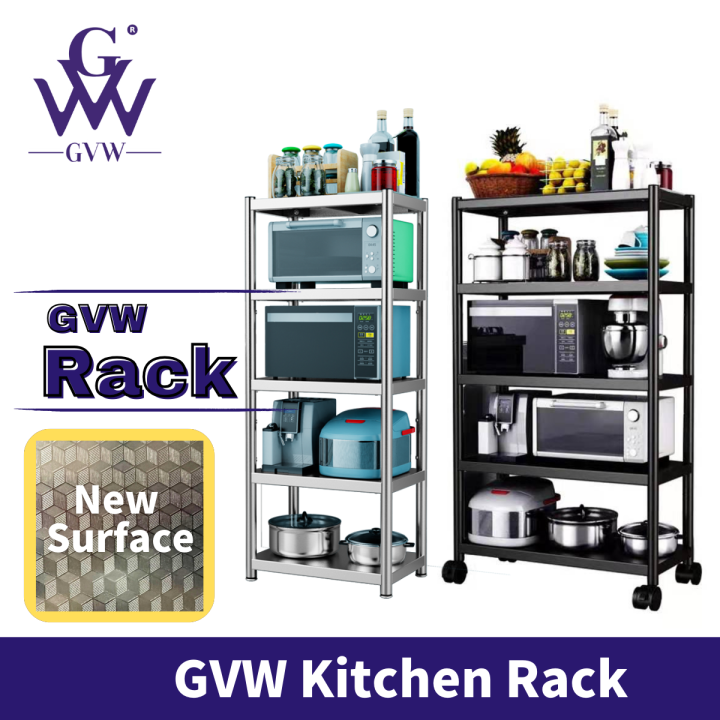 GVW Stainless Steel Multilayer Racks / Kitchen Shelves / Pots ...