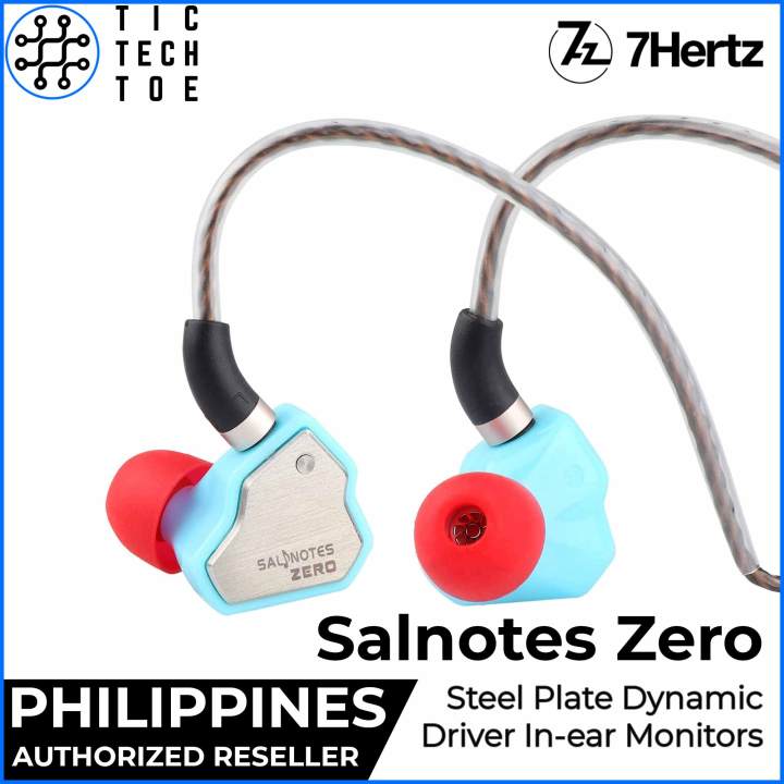 7hz Salnotes Zero Steel Faceplate Dynamic Driver Detachable Cable HiFi ...