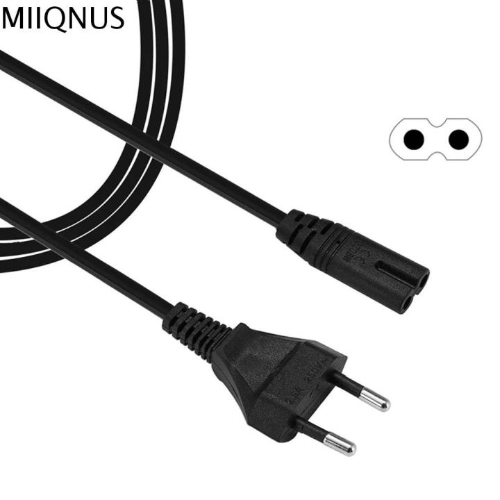 MIIQNUS Lead Wire Power For Monitor 1.5Meter 2-Prong Pin Console Cord ...