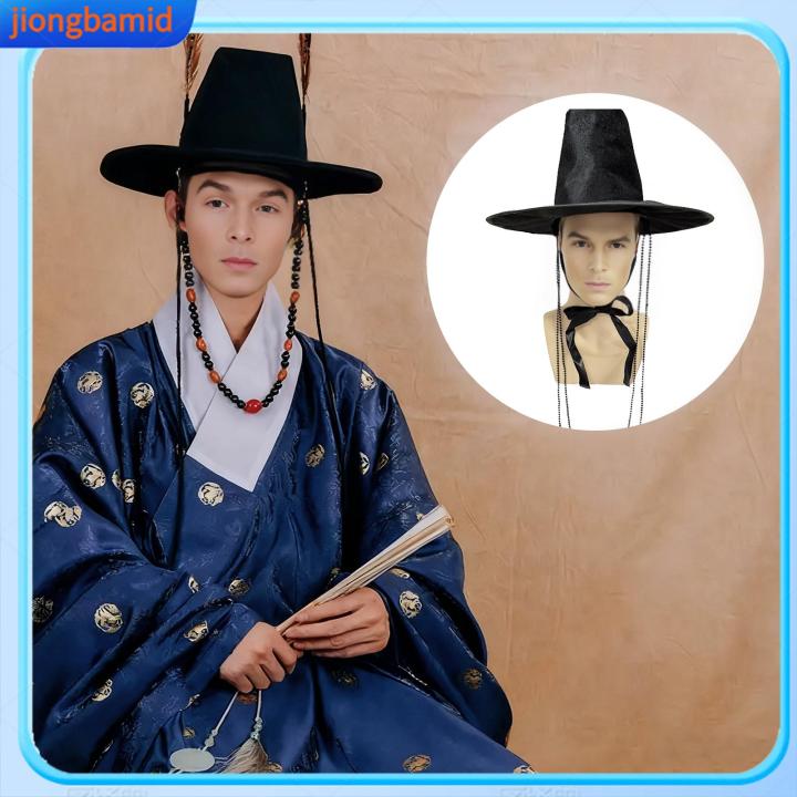 Flat Top Hat Traditional Korean Hat Traditional Korean Ming Dynasty Hat ...