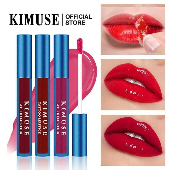 Dragon Ranee KIMUSE Peel Off Lip Stain Tattoo Lipstick Long-lasting and ...