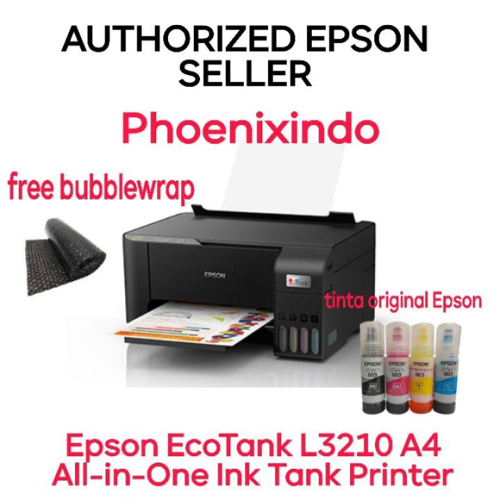 PROMO DISKON TERAKHIR - Printer Epson EcoTank L3210 All-in-One Ink Tank L 3210 Print,Scan,Copy ...