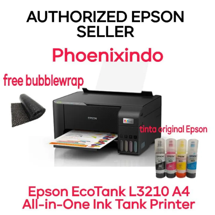 PROMO DISKON TERAKHIR - Printer Epson EcoTank L3210 All-in-One Ink Tank ...