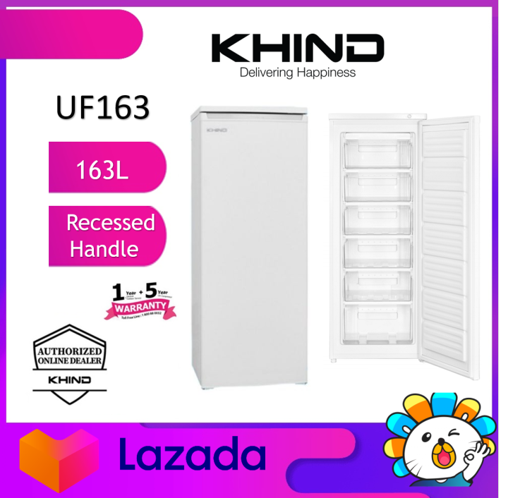 Khind 163L Upright Freezer UF163 / 225L UF225 / Haier / Elba / Morgan / Midea / Trio | Lazada