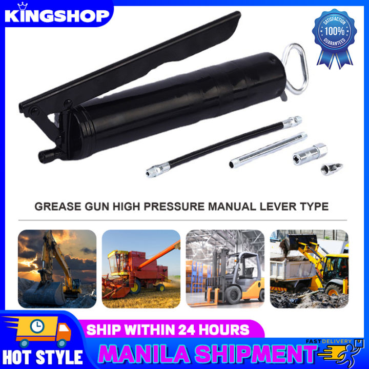 Grease Gun 500CC Grease Gun Pump Heavy Duty High Pressure Oil Injection ...