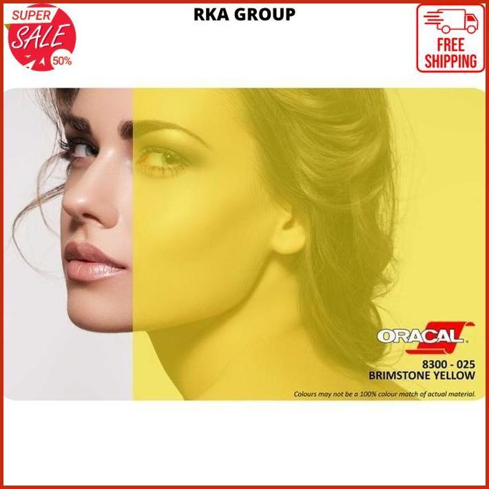 Sticker Skotlite Oracal 8300 Transparan Kuning Muda 025 Murah 50Cm ...