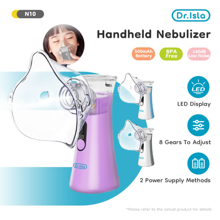 Dr.isla Nebulizer Portable Nebulizer LED digital display/Respiratory ...