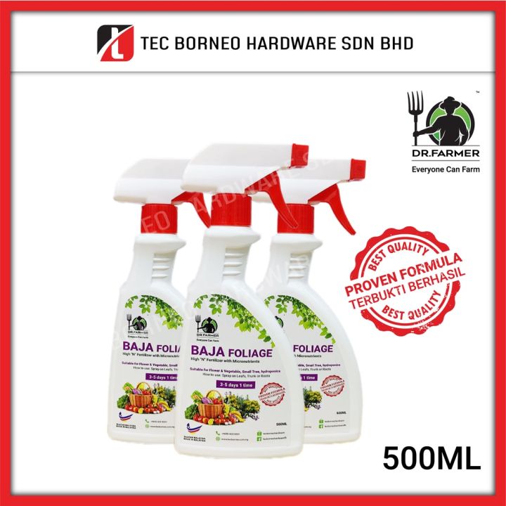 TEC [500ml] Spray Baja Foliar Pertumbuhan Organik N Plant Leaf ...