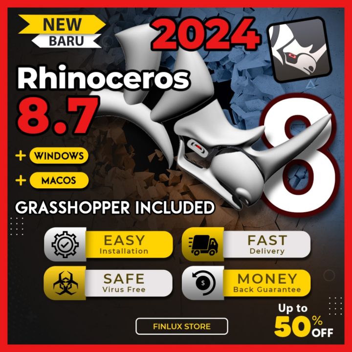 [VIDEO] Rhinoceros 8 v8.7 & Grasshopper Latest Update 2024 Lifetime For ...