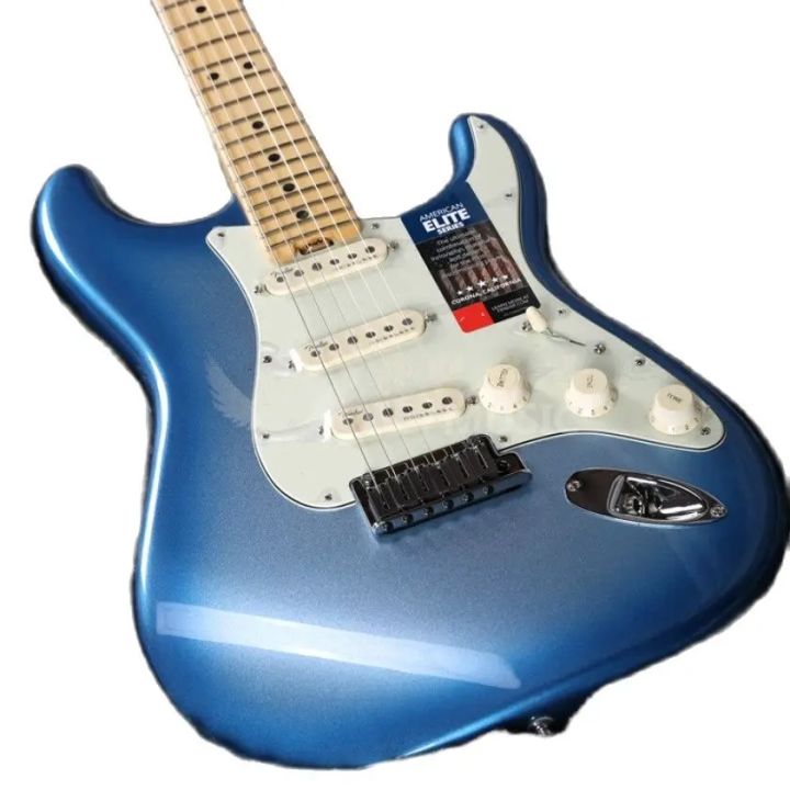 2023 New!!! Sky Blue Burst Color Elite ST Electric Guitar, Solid Body ...