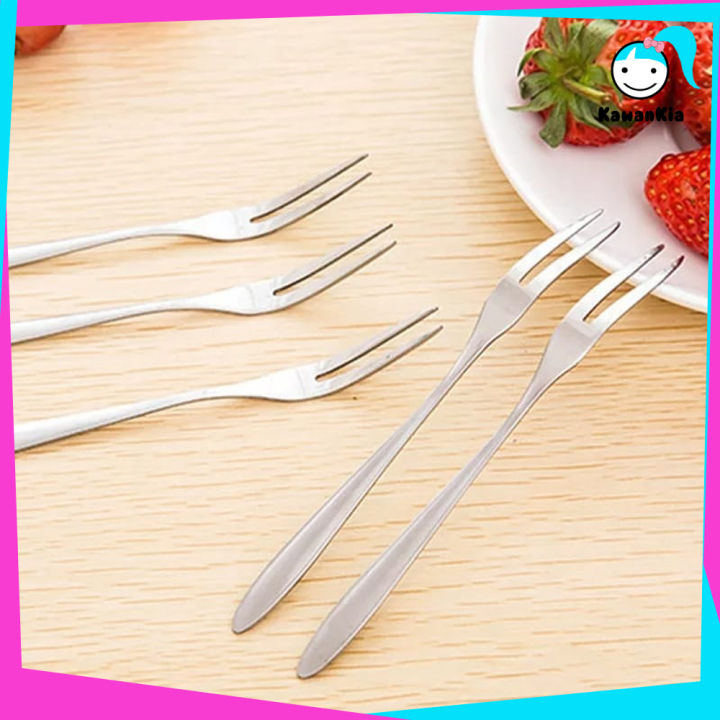 Garpu Buah Stainless Garpu Buah Kecil | Lazada Indonesia