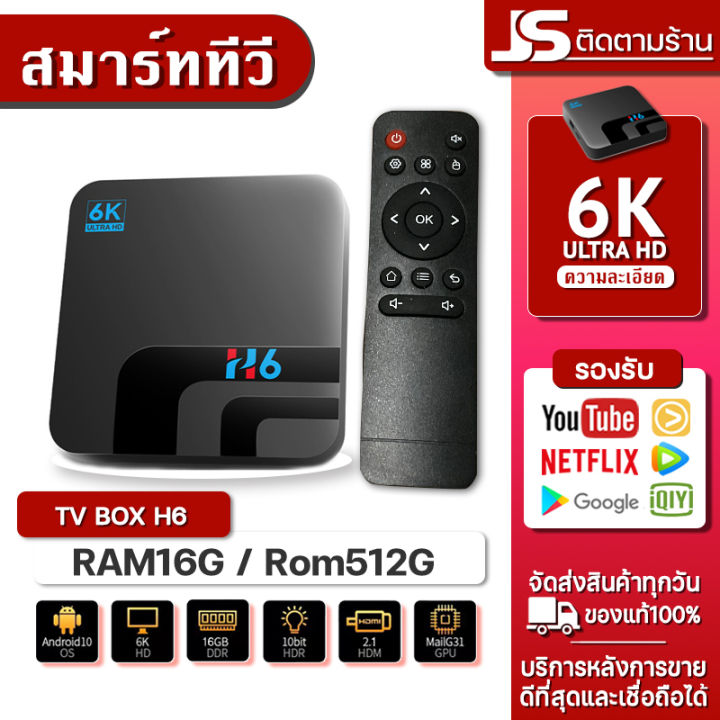 ใหม่สุด กล่อง ดิจิตอลtv 6K H616 Ram16G/Rom512G CPU H616 WIFI 5G ...