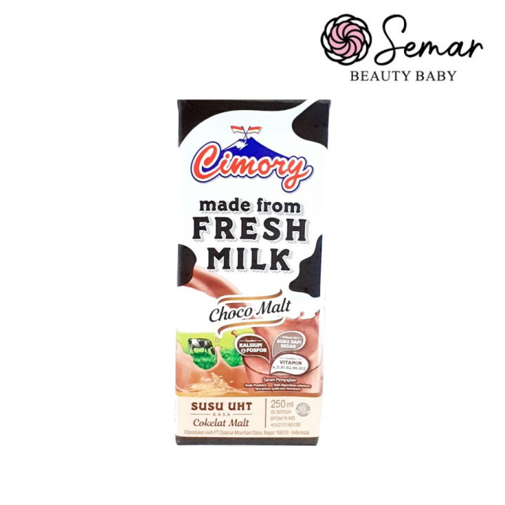 CIMORY FRESH MILK SUSU UHT CHOCO MALT COKELAT MALT 250ml | Lazada Indonesia