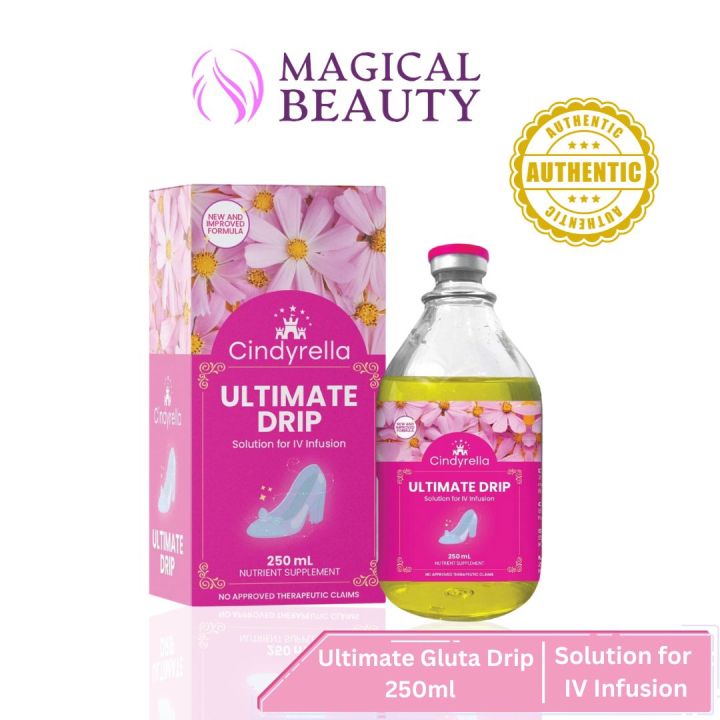 Cindyrella Ultimate Drip 250ml - Gluta Drip Set with Collagen, Slimming ...