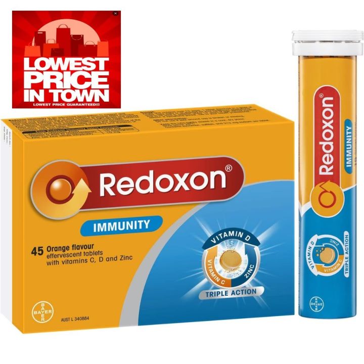 [Exp : Sept 2028 New !] REDOXON TRIPLE ACTION VITAMIN C EFFERVESCENT ...