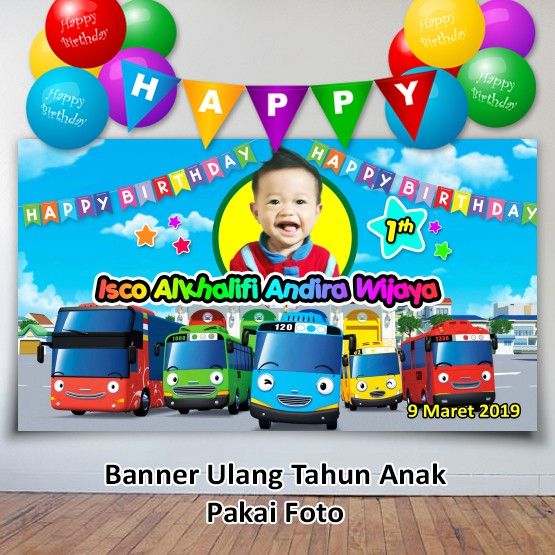 Spanduk Ulang Tahun Anak/ Banner Ulang Tahun Anak | Lazada Indonesia